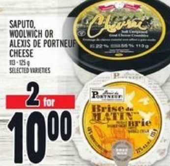 Metro: Saputo Woolwich or Alexis De Portneuf Cheese - RedFlagDeals.com