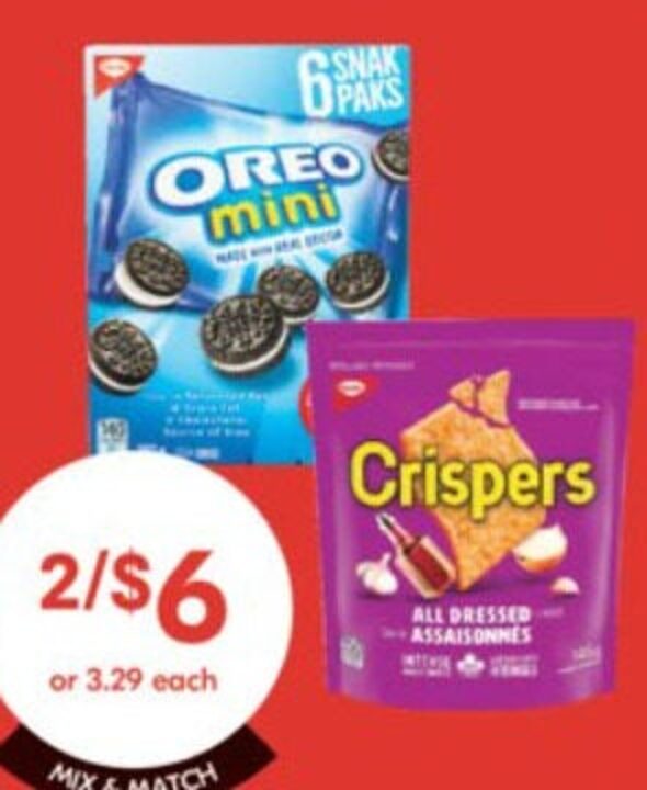 Shoppers Drug Mart: Cadbury Fingers, Christie Crispers Snacks or Kids ...