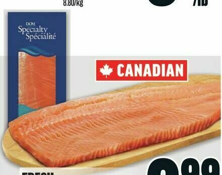 Metro: Fresh Atlantic Salmon Fillets Value Pack, Smoked Steelhead ...